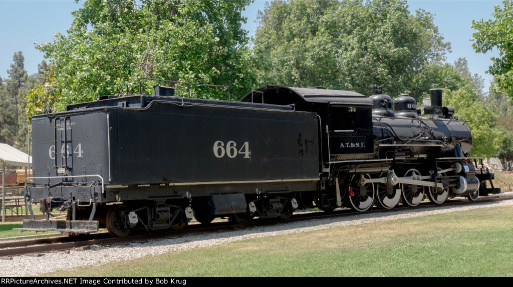 ATSF 664 at Travel Town